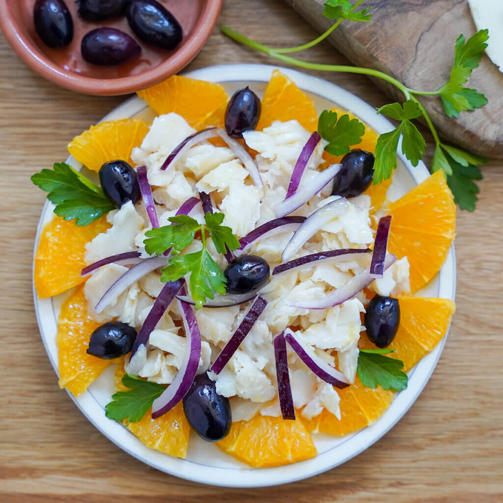 Remojón (salt cod and orange salad) - Caroline's Cooking
