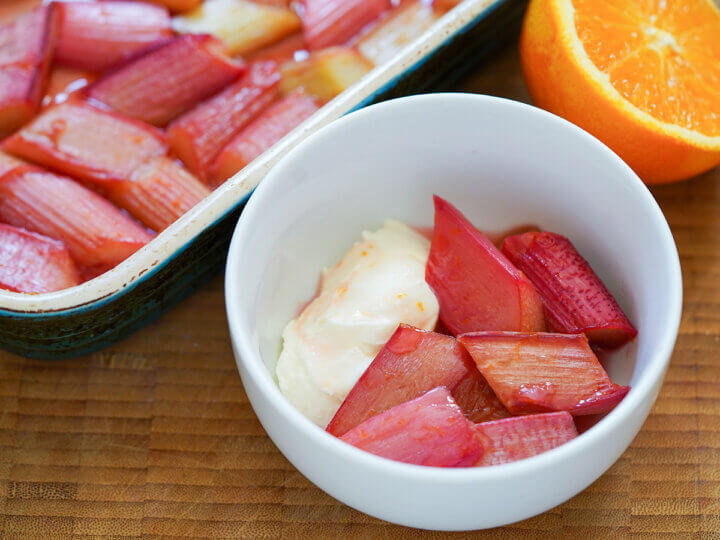 Roasted rhubarb - Caroline's Cooking