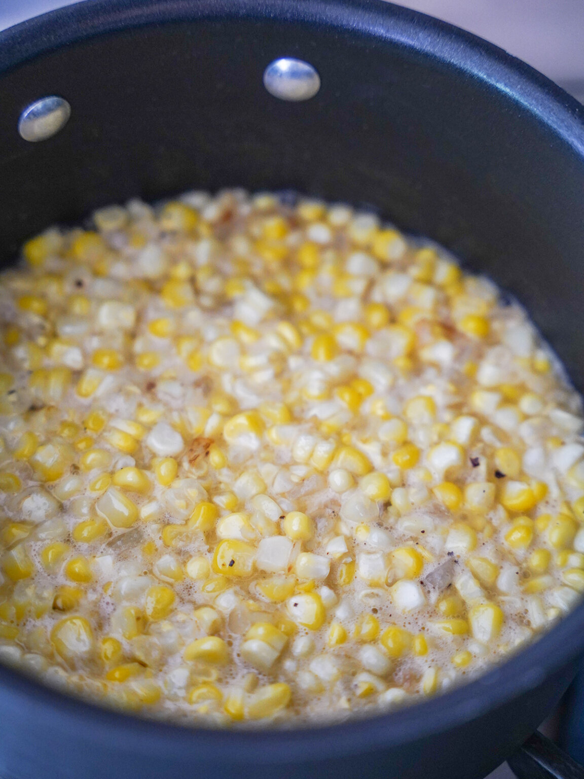Fresh corn puree - Caroline's Cooking