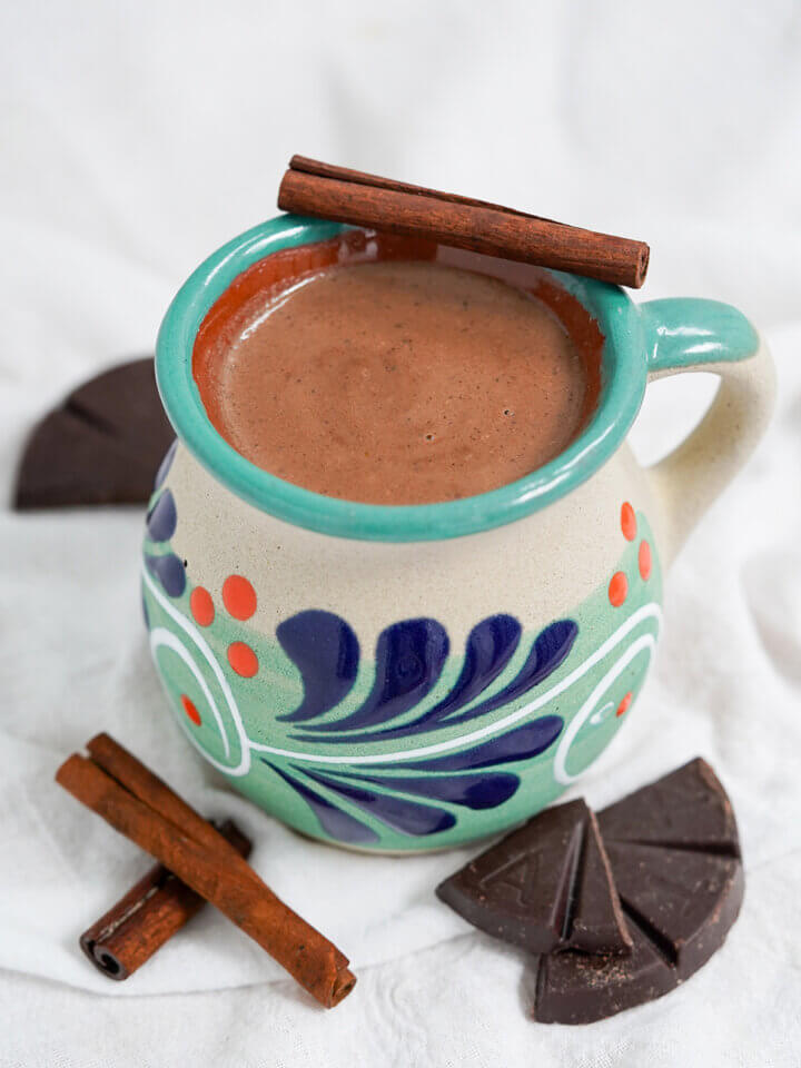 Champurrado (Mexican hot chocolate and corn drink) - Caroline's Cooking