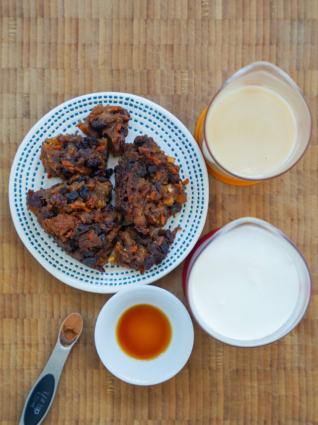 Christmas pudding ice cream - Caroline's Cooking